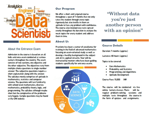 CMI Data Science Entrance – Fractions